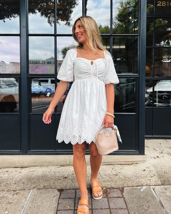 20 Chic Ways To Wear A White Dress