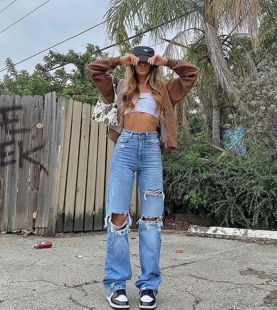 Baddie Girl Outfits With Jordans